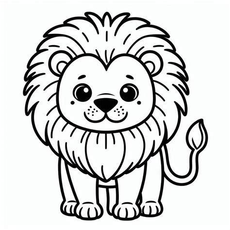 사자 색칠 공부 Kr에서 무료 색칠 공부