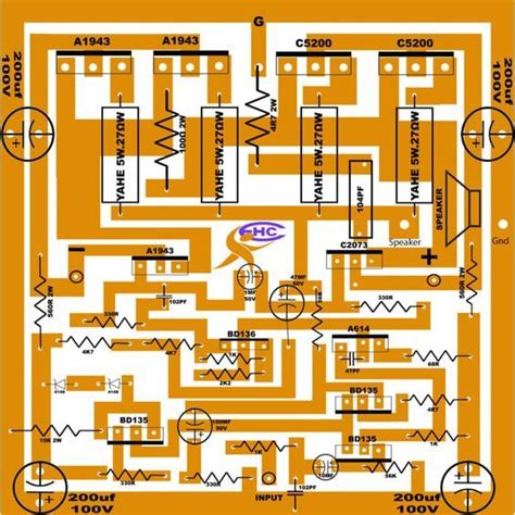 Simple 2sc5200 Transistor Amplifier 100w Rms Artofit