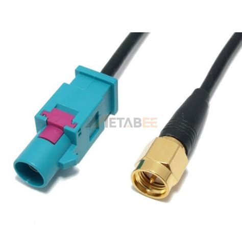 Sma Male To Fakra Male Adapter Cable Assembly Metabeeai