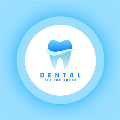 Free Vector Dental Teeth Implant Logo Sign Template