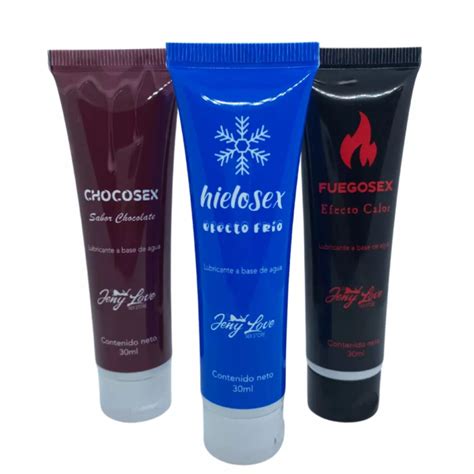Triple Pack Lubricantes Hielo Sex Fuego Sex Y Choco Sex Mega