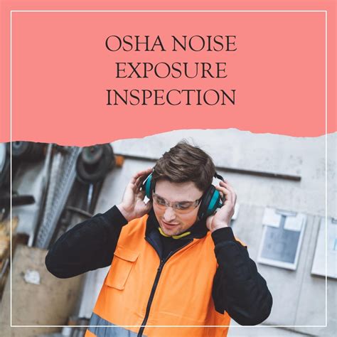 Osha Noise Exposure Checklist Eauditor Audits And Inspection