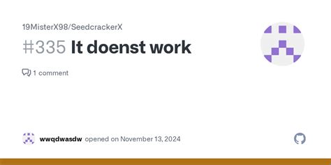 it doenst work · issue 335 · 19misterx98 seedcrackerx · github