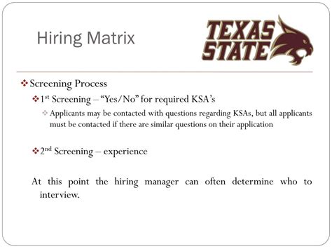 Ppt Hiring Matrix Tutorial Powerpoint Presentation Free Download