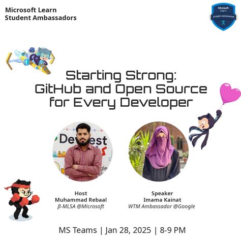 Github Opensource Microsoftlearn Wtmambassador Developerjourney Syed Ali Sultan