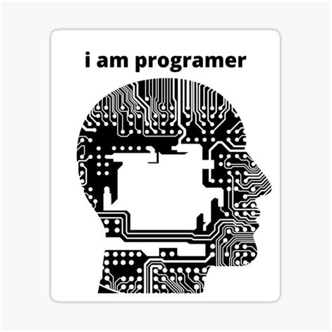 Head Programmer Sticker For Sale By Ouma11 Redbubble