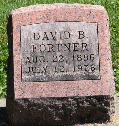 David Benjamin Harrison Fortner 1896 1976 Find A Grave Memorial