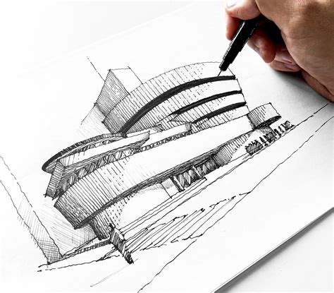 Architecture Design Drawing Sketch