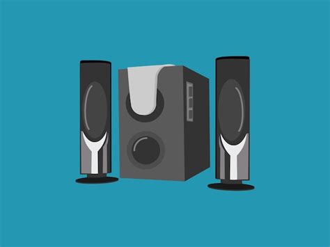 Premium Vector Computer Speakers Subwoofer Output Device Sound Audionic