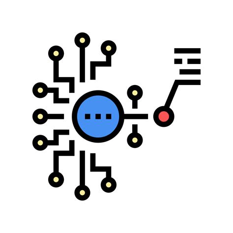 Artificial Model Neural Network Color Icon Vector Illustration 10277936 Vector Art At Vecteezy