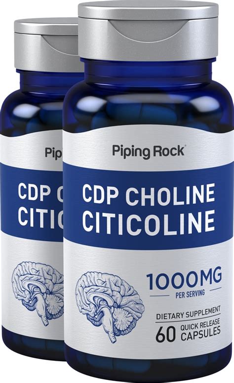 Cdp Choline Citicoline 1000 Mg Per Serving 60 Quick Release