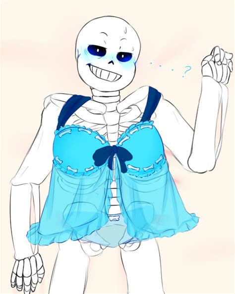 Rule S Animated Skeleton Blue Blush Blue Lingerie Blush Bottomless