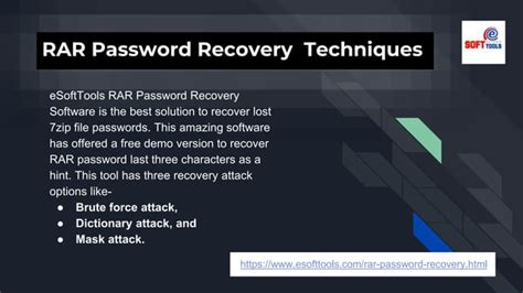 esofttools rar password recovery software ppt