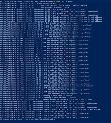 hey y all i m having trouble compiling the impostor v4 source code i
