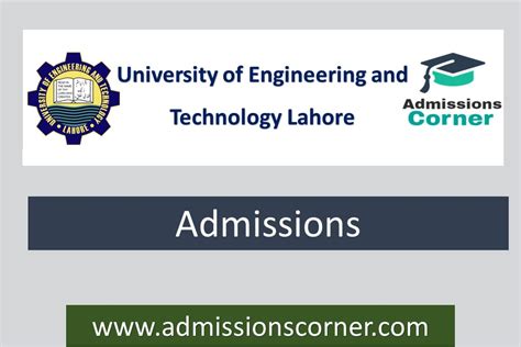 University Of Engineering And Technology Uet Lahore Admissions Fall 2025