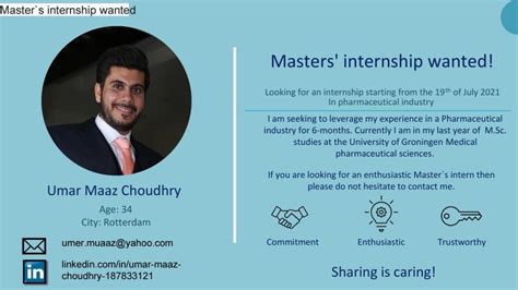 Umar Maaz Choudhry On Linkedin Looking For A Master`s Internship In
