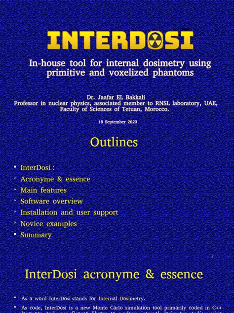Interdosi In House Tool For Internal Dosimetry Using Primitive And Voxelized Phantoms Pdf 3