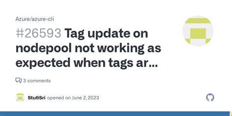 Tag Update On Nodepool Not Working As Expected When Tags Are Saved In A Variable · Issue 26593