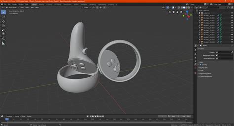 Oculus Quest 2 Touch Controllers 3d Model 29 3ds Blend C4d Fbx Max Ma Lxo Obj Free3d