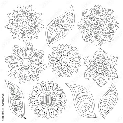 Zentangle Flower Patterns Step By Step
