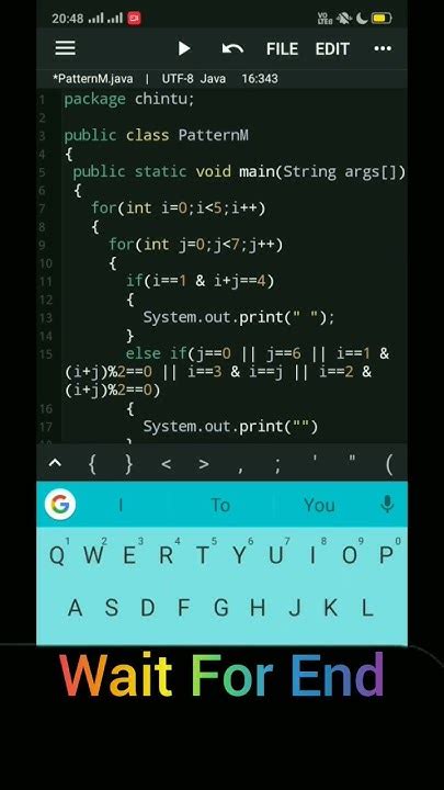 Alphabet Patternm Java Shorts 😀 Youtube