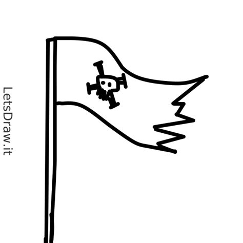 How To Draw Pirate Flag Fws Maqmx Png LetsDrawIt