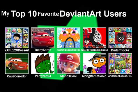 My Top 10 Favorite Deviantart Users Outdated By Redkirb On Deviantart