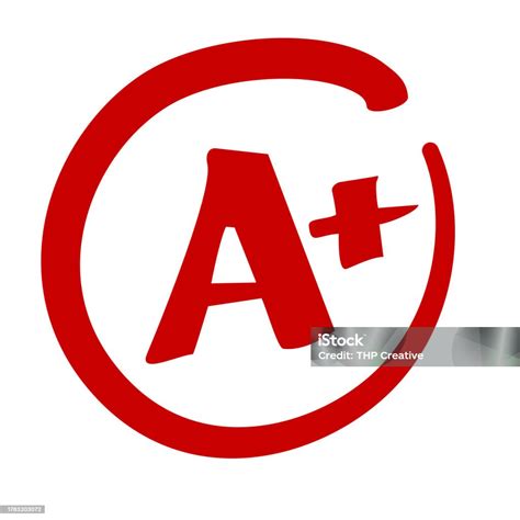 A Plus Exam Grade Stock Illustration Download Image Now Australia