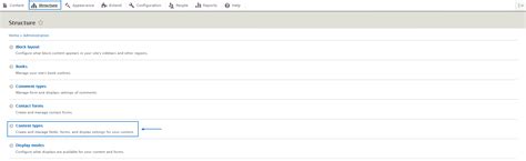 Drupal 8 Tutorial Drupal 8 Content Types Overview