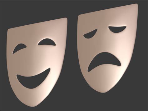 Happy Sad Face Mask