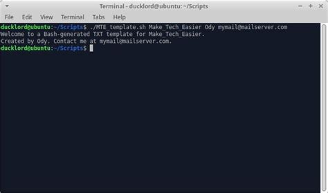 How To Create Txt Template Scripts In Bash Make Tech Easier