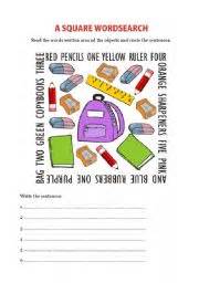 A Square Wordsearch ESL Worksheet By Laurabar