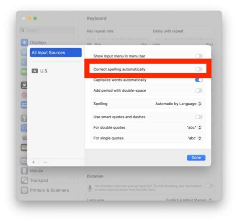 How To Disable Autocorrect On Mac