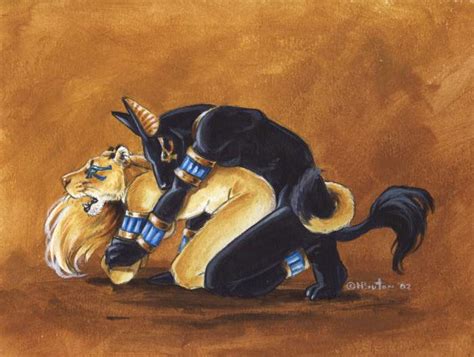 Rule 34 2002 Anthro Anubis Deity Female Fur Heather Bruton Male Sekhmet Character Sex