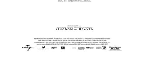 Kingdom Of Heaven My Version Credits By Samlikesanart On Deviantart
