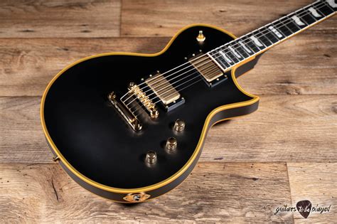 Esp E Ii Eclipse Db Emg Electric Guitar W Case Vintage Black