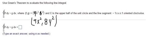 solved use green s theorem to evaluate the following line