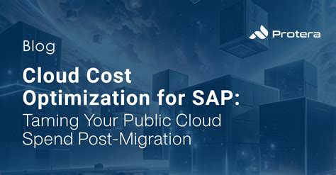 Cloud Cost Optimization For Sap Taming Your Public Cloud Spend Post Migration