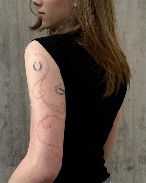 Swirl Tattoo Swirl Back Tattoo Swirl Stick And Poke Ink Swirl Tattoo
