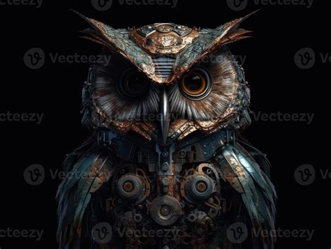 Abstract Owl Wallpaper