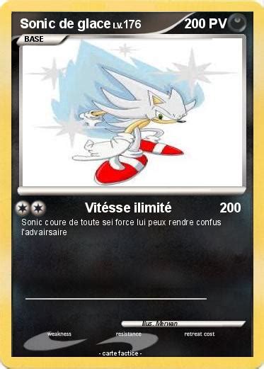 Pokémon Sonic De Glace Vitésse Ilimité Ma Carte Pokémon