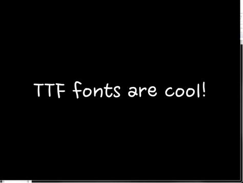 내멋대로 [일기] Sdl 트루 타입 폰트 Ttl True Type Font 튜토리얼 정리