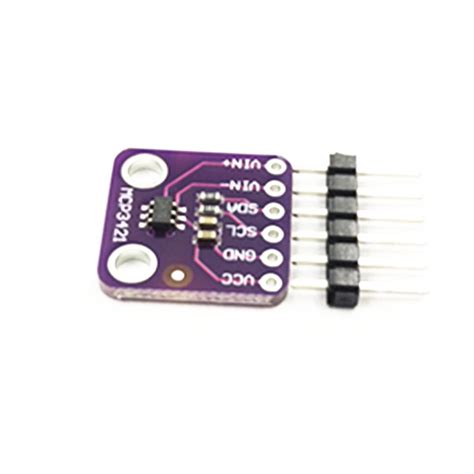 mcp3421 i2c sot23 6 delta sigma adc evaluation board for pickit serial