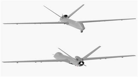 Surveillance Uav Flight 3d Model 89 Obj Lxo Ma Max Fbx C4d