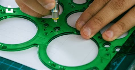 한 사람이 종이에 구멍을 뚫고 있다 사진 Unsplash의 무료 테크니컬 맵 이미지