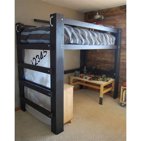 Full Sized Loft Bed Instructionsplans To Build Your Own Easy Diy