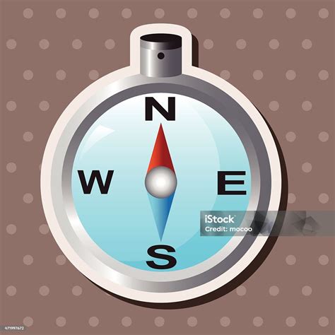Compass Theme Elements Stock Illustration Download Image Now 2015