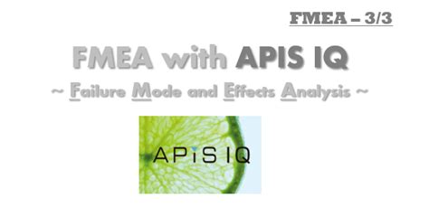 Apis Iq ช่วยให้การทำ Fmea มีประสิทธิภาพมาก เมื่อเทียบกับการทำงานด้วย Excel ที่ยุ่งยาก Nss Blog