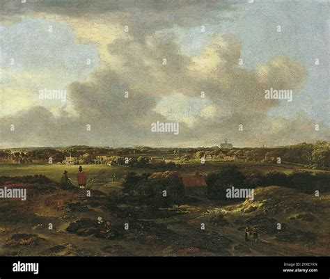 Title View Of Haarlem From The Dunes Artist Jan Vermeer Van Haarlem