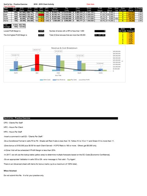 Excel Practice Exercise Open First Pdf Business Economics Economies